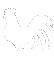 Rooster template – Southern Designs and Finds